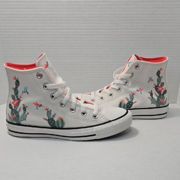 Converse | Shoes | Converse Chuck Taylor All Star Succulent Embroidery ...